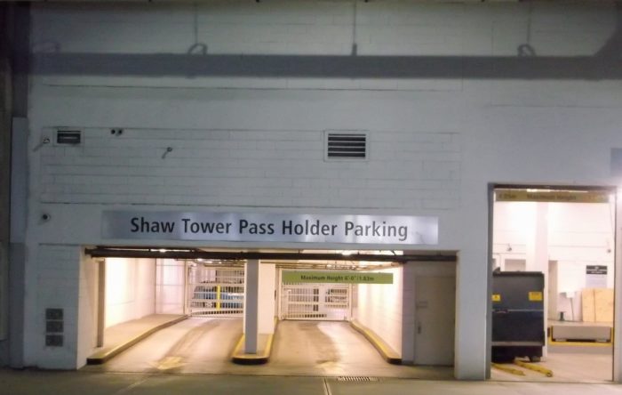Shaw Tower Parking Lot Downtown Vancouver